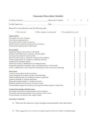 33 Observation Examples To Download