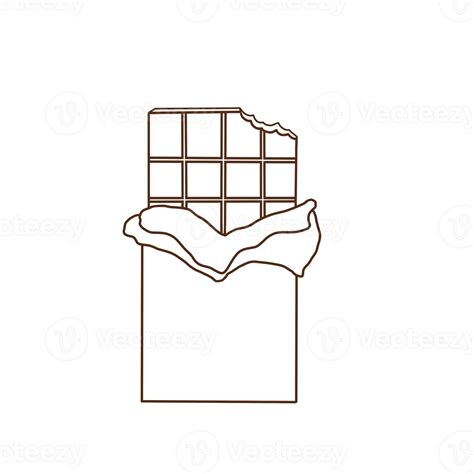 Chocolate Bar Outline 24099296 Png