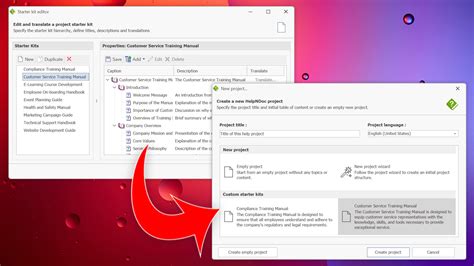 Save Time With Reusable Project Starter Kits For Consistent Documentation In Helpndoc 93 Ibe