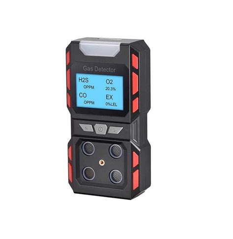 Industrial Grade 4 In 1 Multi Gas Analyzer Portable Gas Detector H2s O2 Co Ex Gas Analyzer