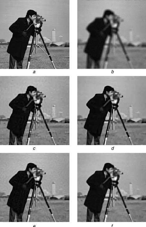 Snrs Of Images Recovered By The Proposed Algorithm And For Different