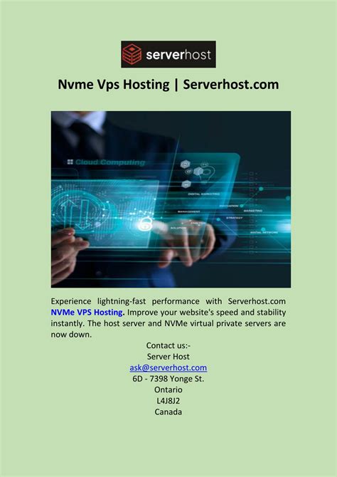 Ppt Nvme Vps Hosting Serverhost Powerpoint Presentation Free