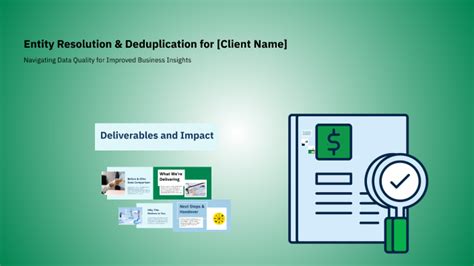 Entity Resolution And Deduplication For Client Name By Vinay K On Prezi