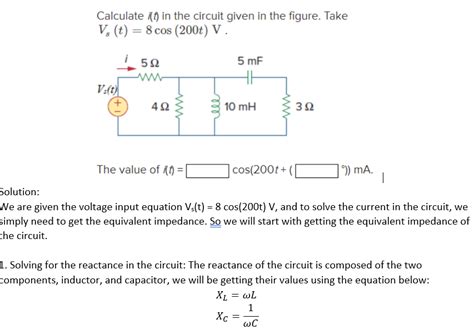 [solved] Determine The Admittance Y For The Circuit Given In The Figure Course Hero