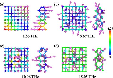 schematic illustration of phonon eigenvectors in representative si nw