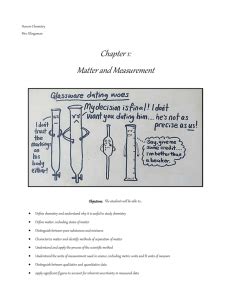Properties Of Matter Classifying Matter