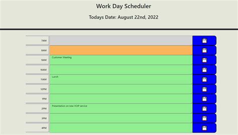 GitHub Avialmonanay Work Day Scheduler