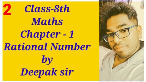 Rational Number Class 8 Lecture 2 Icse Cbse And U P Board Youtube