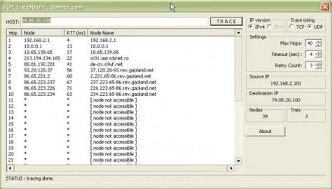 TCP Traceroute Download Free Trial Tcptraceroute Exe