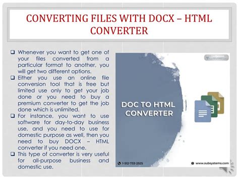 ppt simple and efficient method of converting files with docx html converter powerpoint