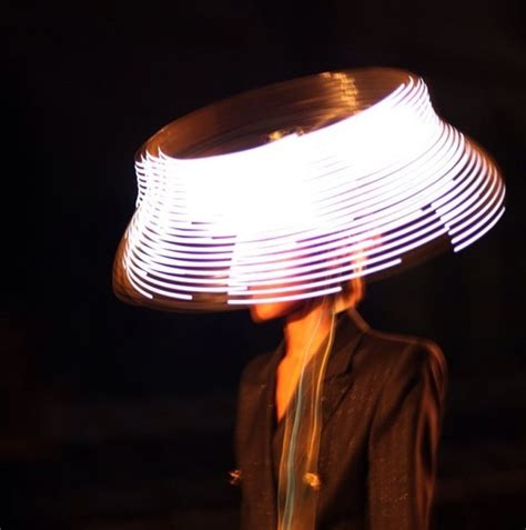 Revolutionizing Millinery Spinning Led Hat