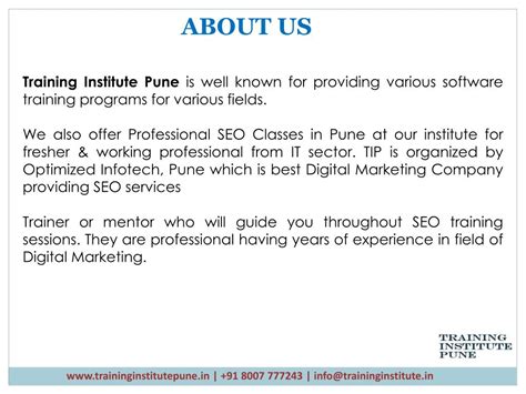 Ppt Seo Classes Pune Training Institute Pune Powerpoint Presentation Id 7137810