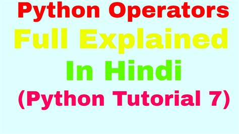 Python Operators Arithmetic Logical Comparison Assignment