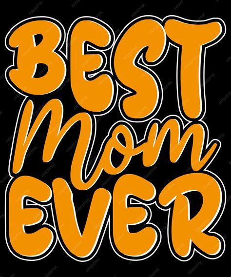 Premium Vector Mom Custom Typography Tshirt Print Craft Template