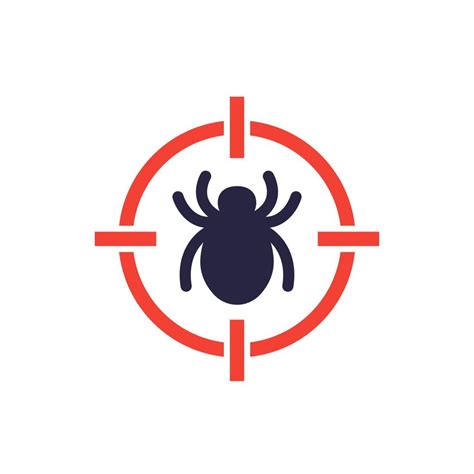 Pest Control Icon With A Bug And Target 12789153 Vector Art At Vecteezy