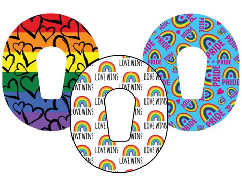 Glucomart Premium Dexcom G6 Patches Pride Dexcom Patch 3 Pack