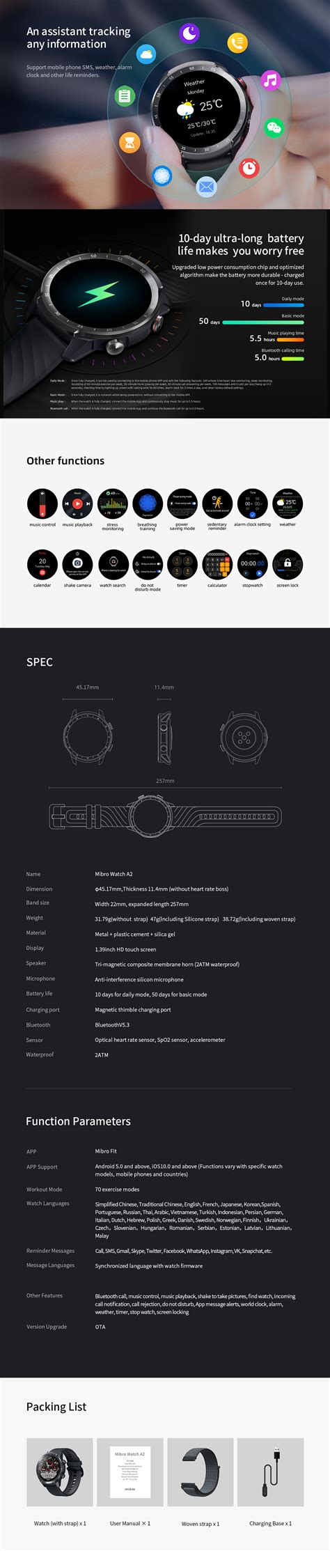 Variants Offers You The Best Price Of Mibro Watch A2 Bluetooth Calling