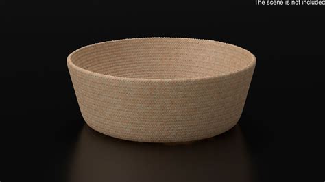 접힌 고리버들 보관 바구니 3d 모델 24 3ds Blend C4d Fbx Max Ma Lxo Obj Free3d