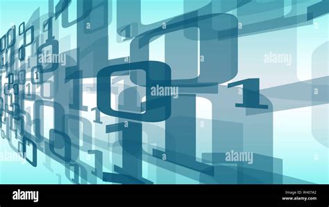 Binary Code Algorithm Vector Abstract Art Design Stock Vector Image And Art Alamy