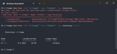 How To Create A Folder In Powershell Lazyadmin