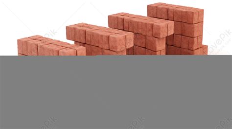 격리된 흰색 3d 렌더링 디자인의 생생한 붉은 벽돌 번호 4 4 배경 글꼴 로고 배경 붉은 벽돌 배경 이미지 Hd 4 글꼴 로고 붉은 벽돌 배경 사진 무료