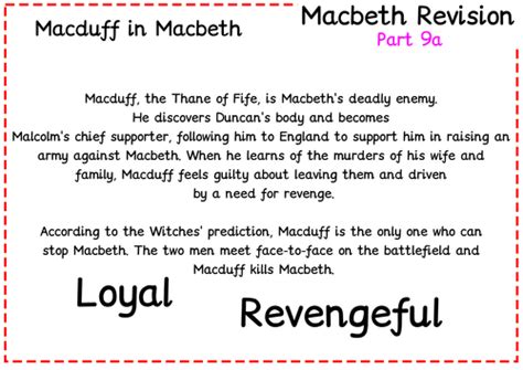 Aqa Gcse Macbeth Revision Bundle Teaching Resources