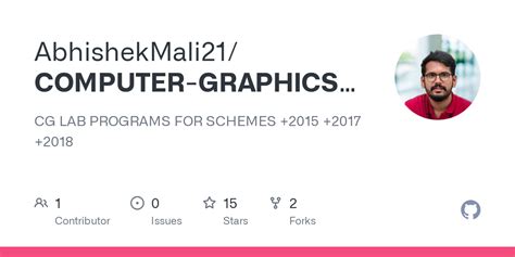 Github Abhishekmali21computer Graphics Laboratory Cg Lab Programs