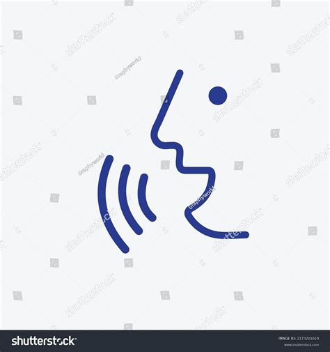 Voice Recognition Concept Voice Control Line Stock Vector Royalty Free 2173201619 Shutterstock