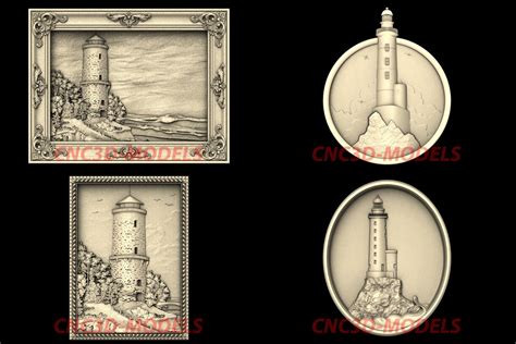 Pcs D STL Model For Cnc Files Router Engraver Carving Machine Relief Artcam Aspire Vcarve