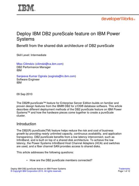Db2 Purescale Ibm Db2 Computer Data