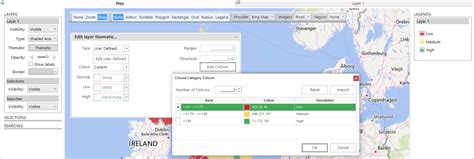 Bing Maps Shaded Map Custom Thematic Labels