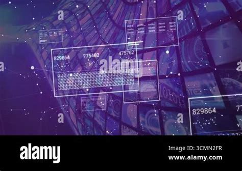 Cluster Of Translucent Panels Floating Into View Initiating Grids