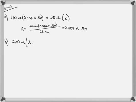 Solved Calculate The Final Concentrations Of The Following Aqueous Solutions After Each Has Been