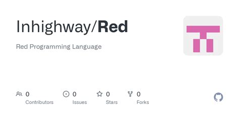 Github Inhighwayred Red Programming Language