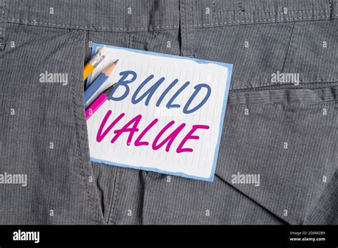 Handwriting Text Build Value Conceptual Photo Efficient Enough Way