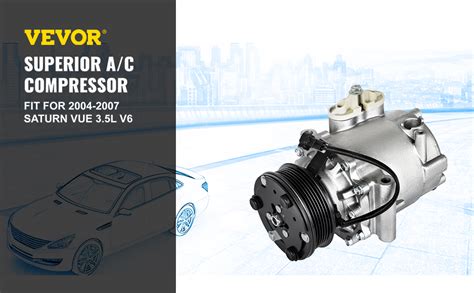 Vevor A C Compressor Kit Aluminum Ac Compressors W Clutch Ac Conditioning Compressor Fits 2004