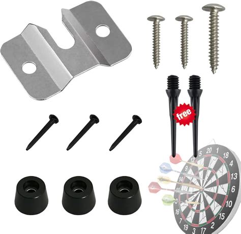 Amazon Com Dartboard Mounting Bracket Kit Portable Wall Hanging Dart Board Set Dartboard