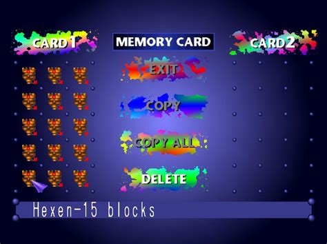 A Hexen Save File On PS1 Took Up A Whole Memory Card R Gaming