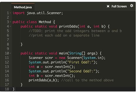 Solved Complete The Given Method To Print All The Odd Chegg