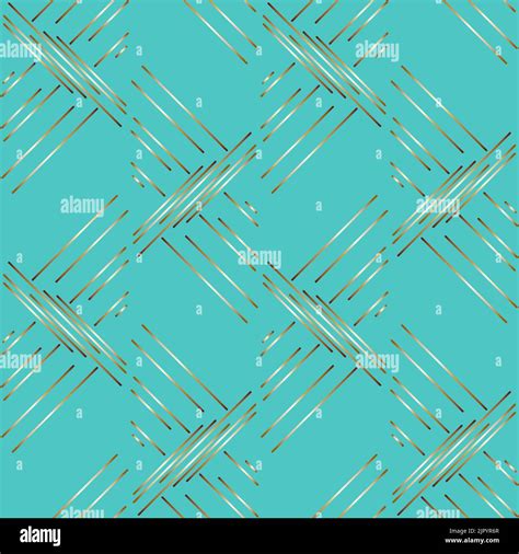 Abstract Geometric Pattern Vintage Seamless Pattern With Gold Lines