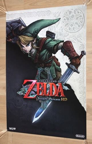 The Legend Of Zelda Twilight Princess Hd Promo Poster 60x42cm Nintendo