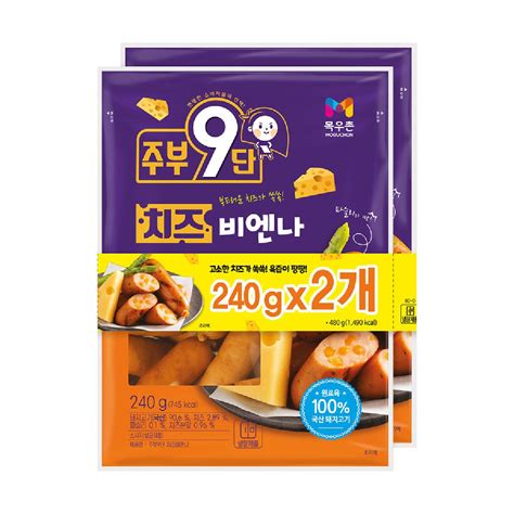 농협목우촌 주부9단 치즈 비엔나 240gx2 배민 장보기∙쇼핑