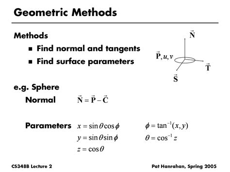 Ray Tracing I Basic Algorithms