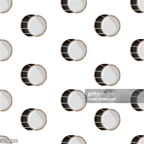 Snare Drum Seamless Pattern High Res Vector Graphic Getty Images