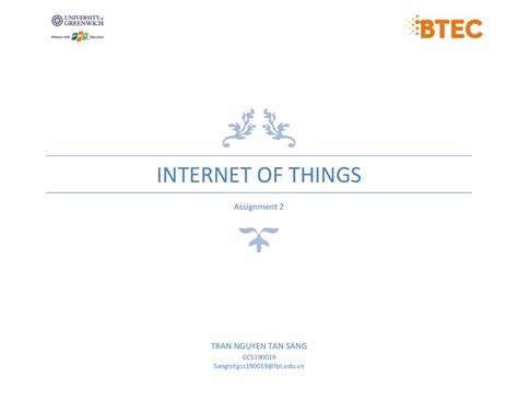 Internet Of Things Assignment 2 Pass Merit Distintion Assignments Automatic Controls