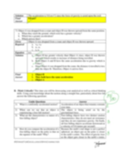 SOLUTION General Physics Solving Problems Involving Free Fall Calculate Velocity Speed And