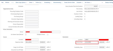Getting Data From Freight Order Sap Community