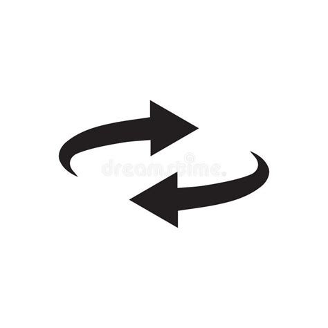 Arrow Cycle Icon Vector Stock Vector Illustration Of Ecology