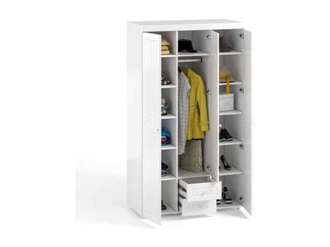 Шкаф распашной МДМ Нэнси New МДФ Пенал стекло навесной исп 2 Белый глянец Белыйx200 см купить C