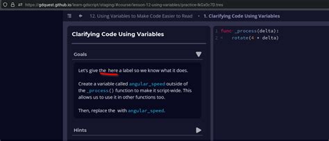 In Chapter 7 Some Code Blocks Are Not Shown · Issue 699 · Gdquestlearn Gdscript · Github